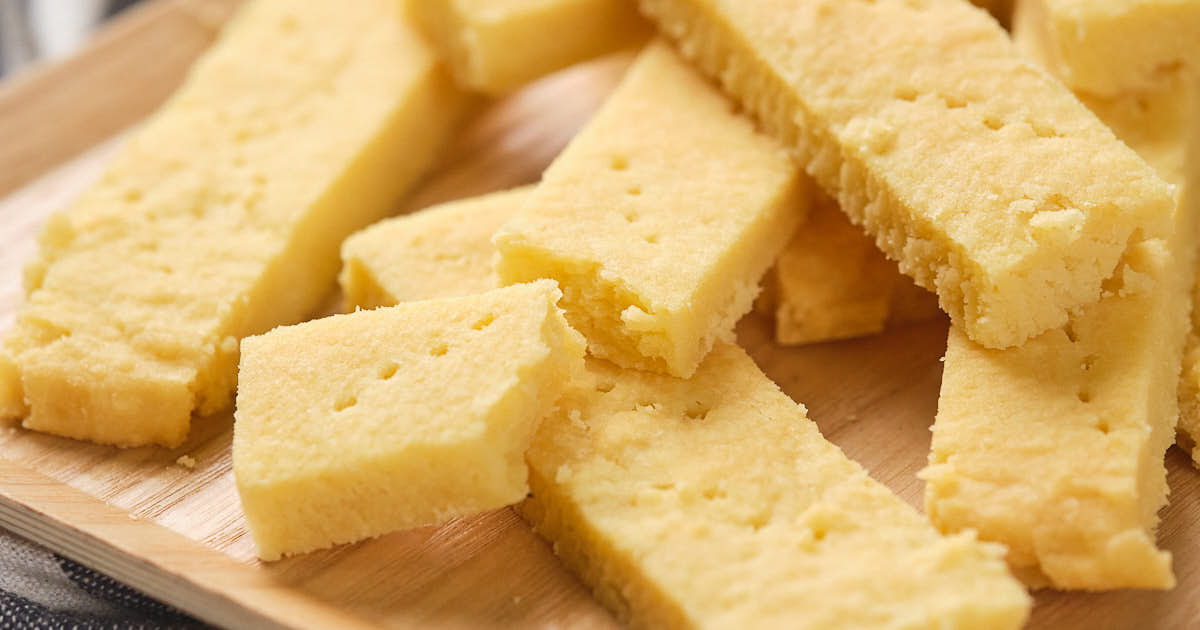 3-Ingredient Shortbread Cookies Recipe