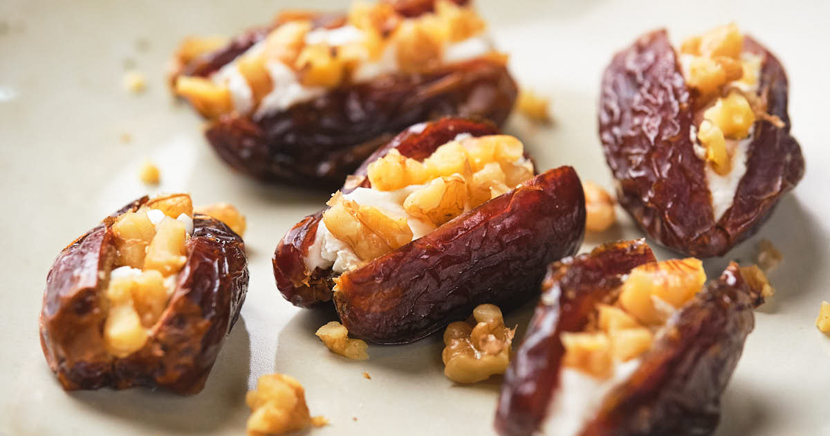 Goat Cheese Stuffed Dates Recipe