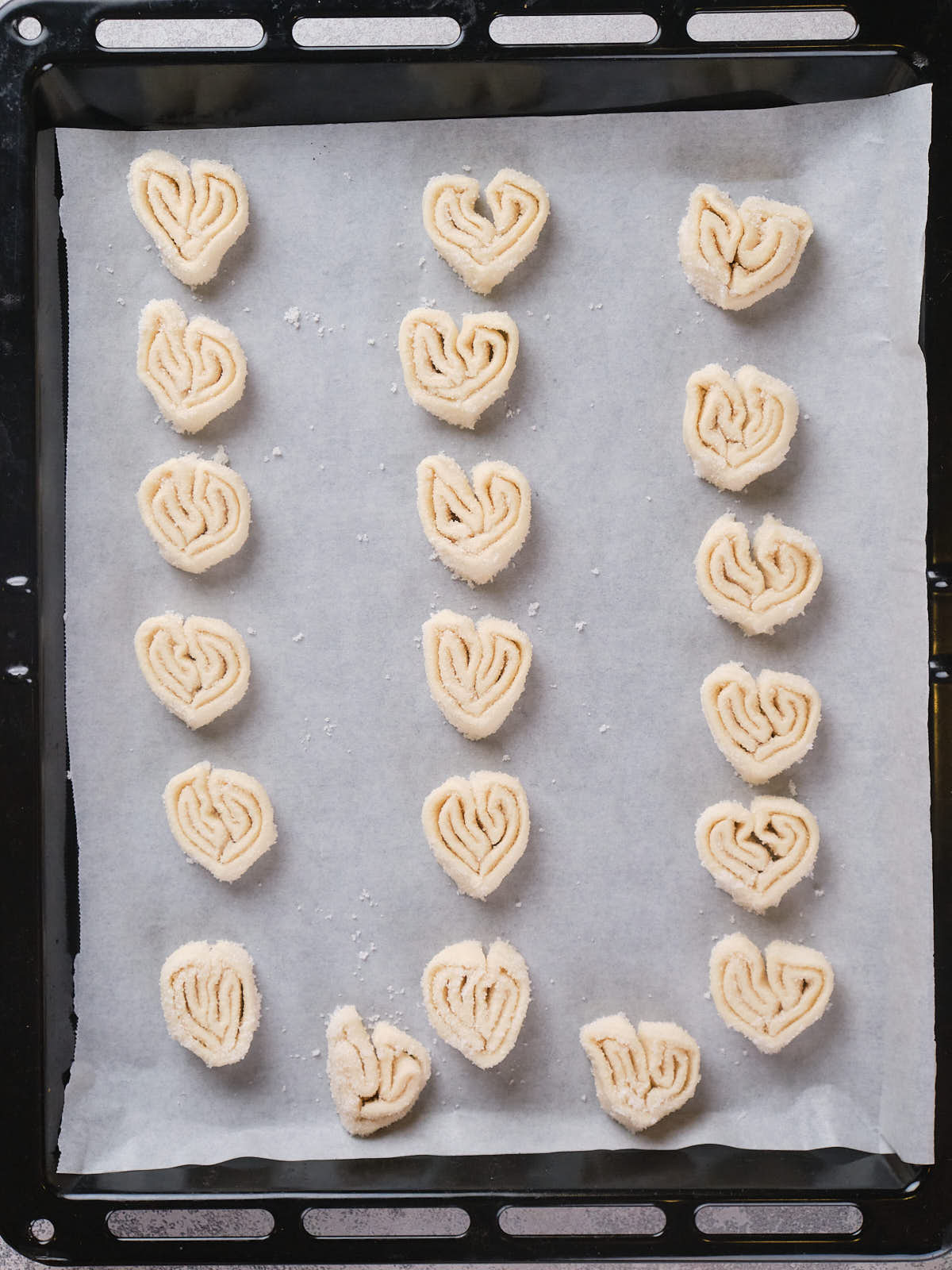 Puff Pastry Palmiers Recipe