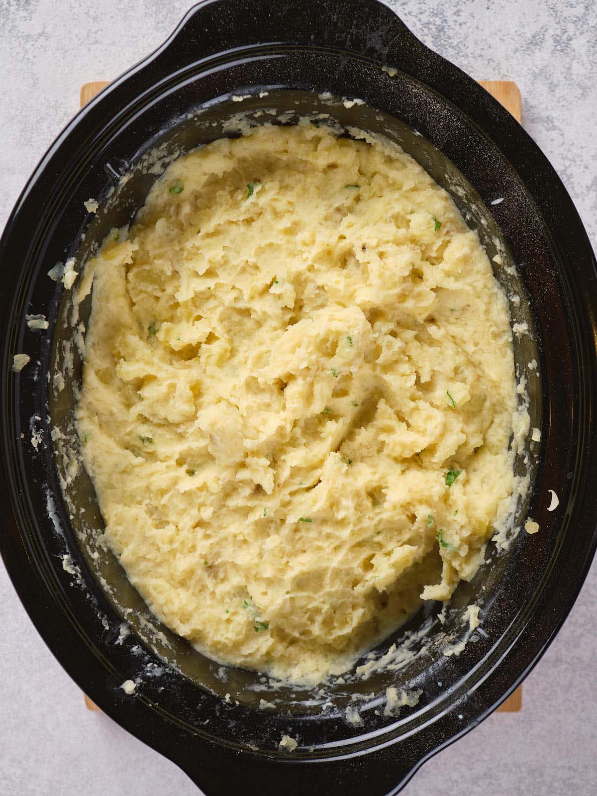 Slow Cooker Mashed Potatoes Recipe
