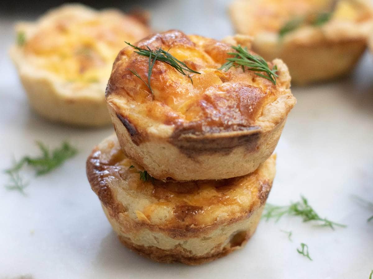 Mini Salmon Quiche Recipe