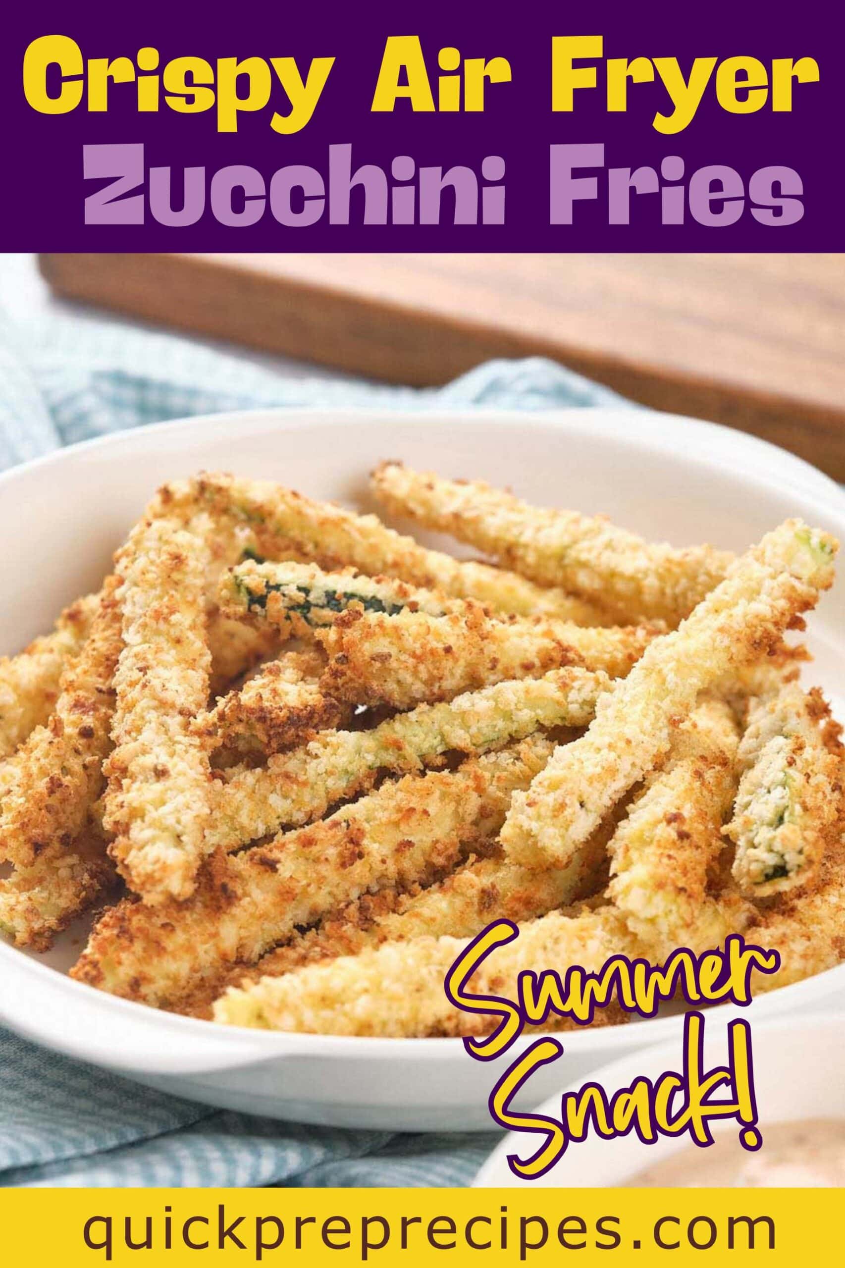 Air Fryer Zucchini Fries Recipe