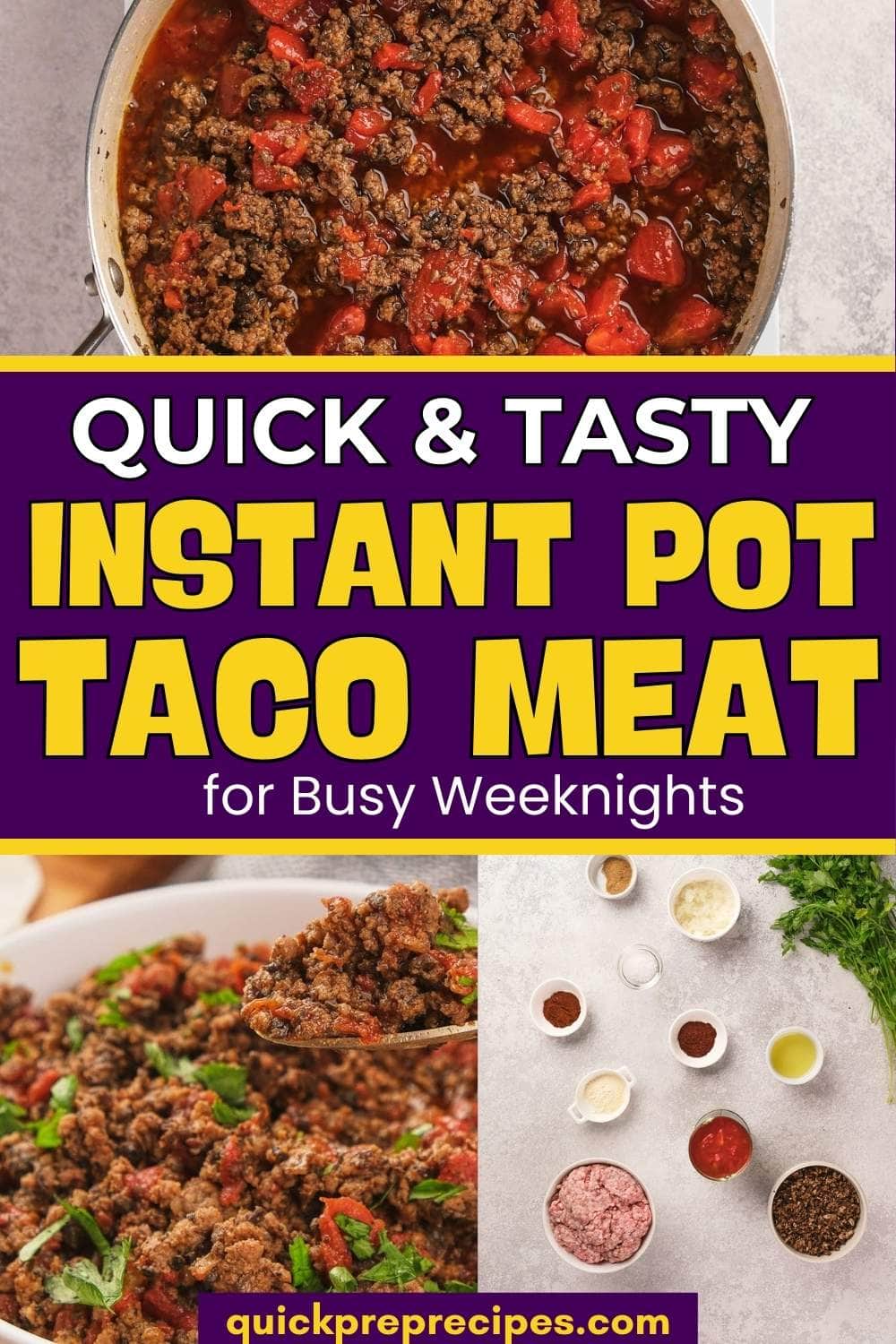 No-Fuss Instant Pot Taco Meat Recipe